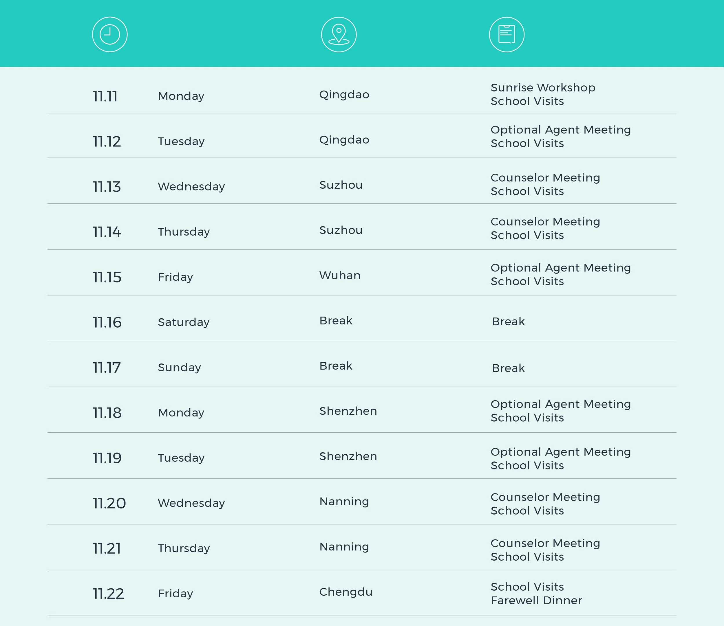2024 Fall Graduate Tour — Sunrise