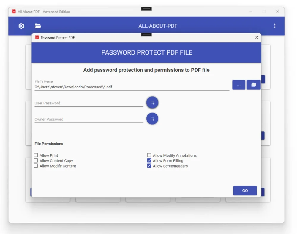 How to Password Protect PDFs in Bulk Using Content from Each File — All About PDF - Your PDF Toolkit