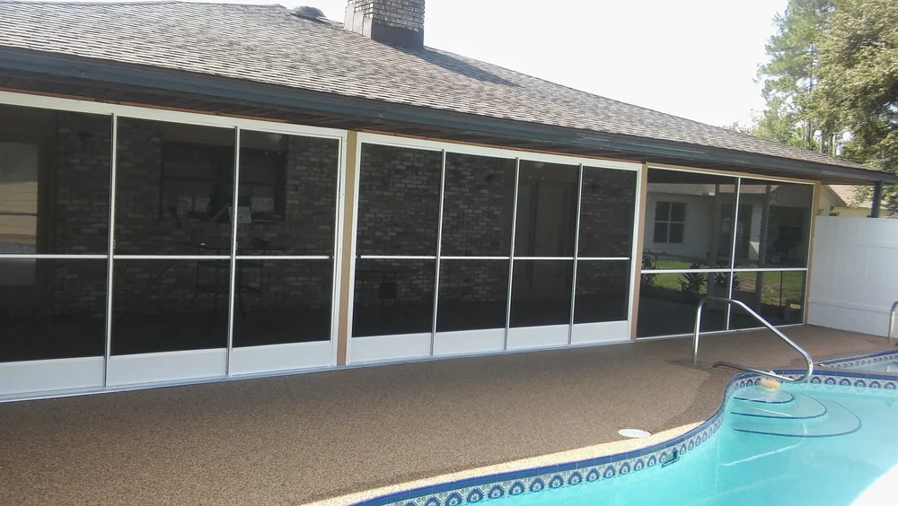 4 Panel Garage Screens - Palm Coast, FL — Cutting Edge Window & Screen ...