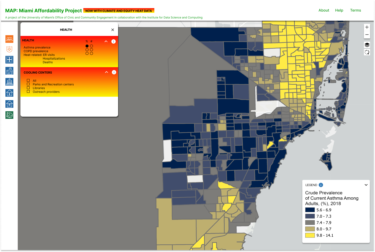CLIMATE AND EQUITY MAPPING PLATFORM — NDG