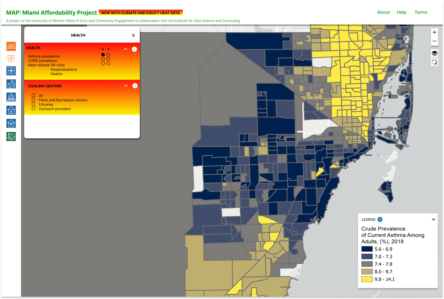 CLIMATE AND EQUITY MAPPING PLATFORM — NDG