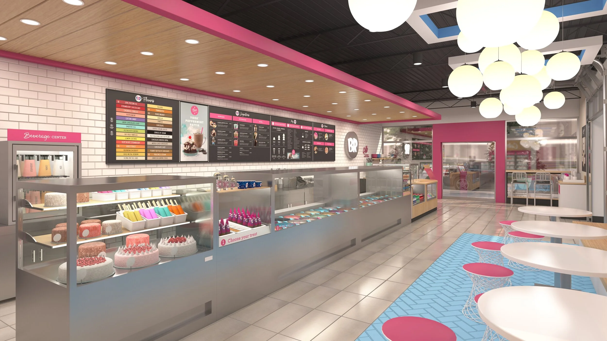Baskin Robbins Inside