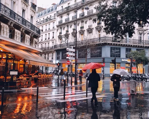 Paris in the rain. — misscoolpics