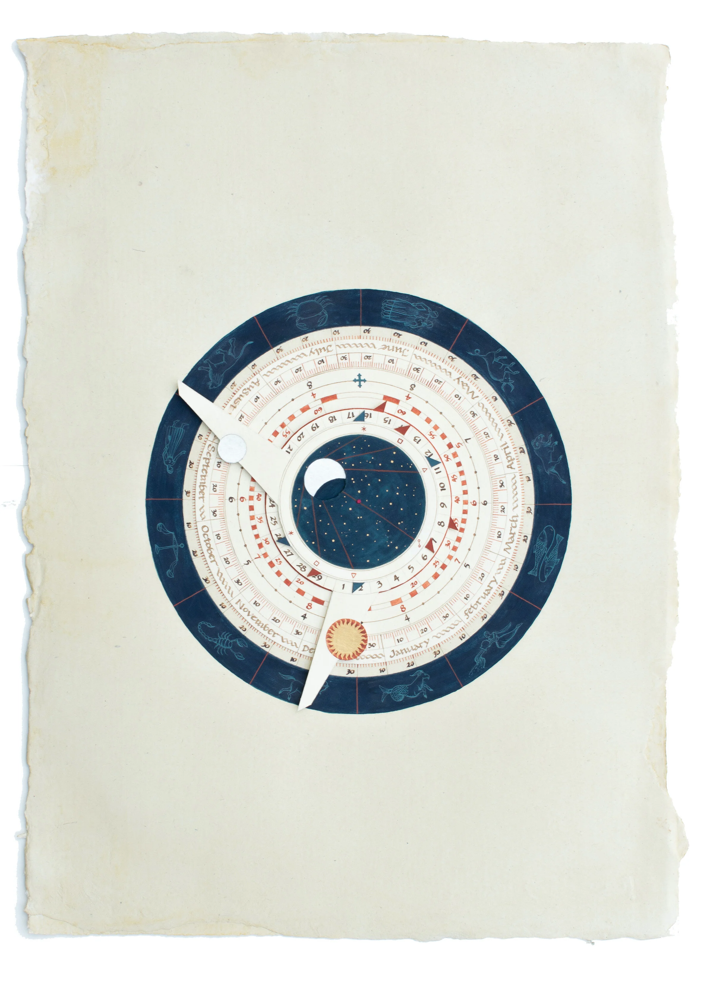 Lunar Volvelle | Annelie Solis