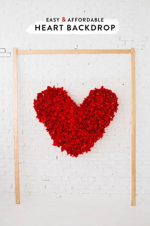 DIY Heart Backdrop — JESI HAACK DESIGN