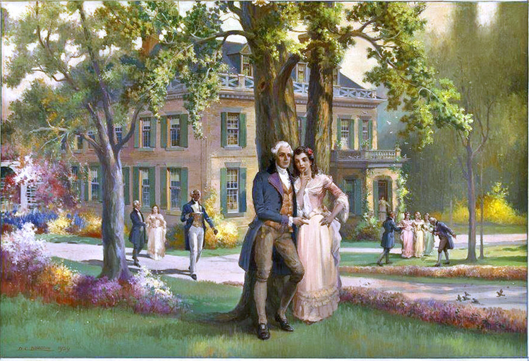 Picturing the Courtship of Eliza Schuyler and Alexander Hamilton in ...