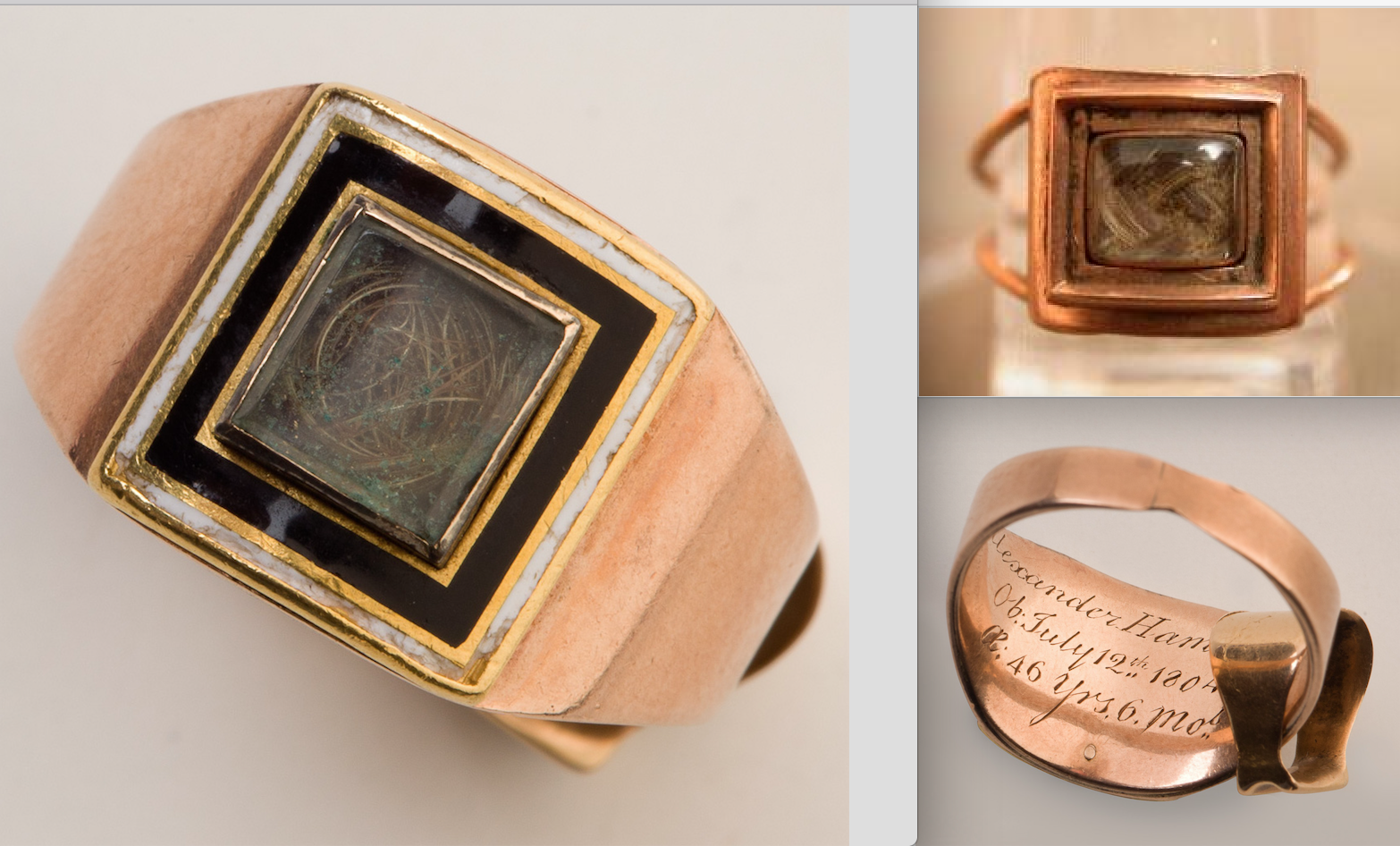 Rings for Mourning Alexander Hamilton, 1804 — Susan Holloway Scott ...