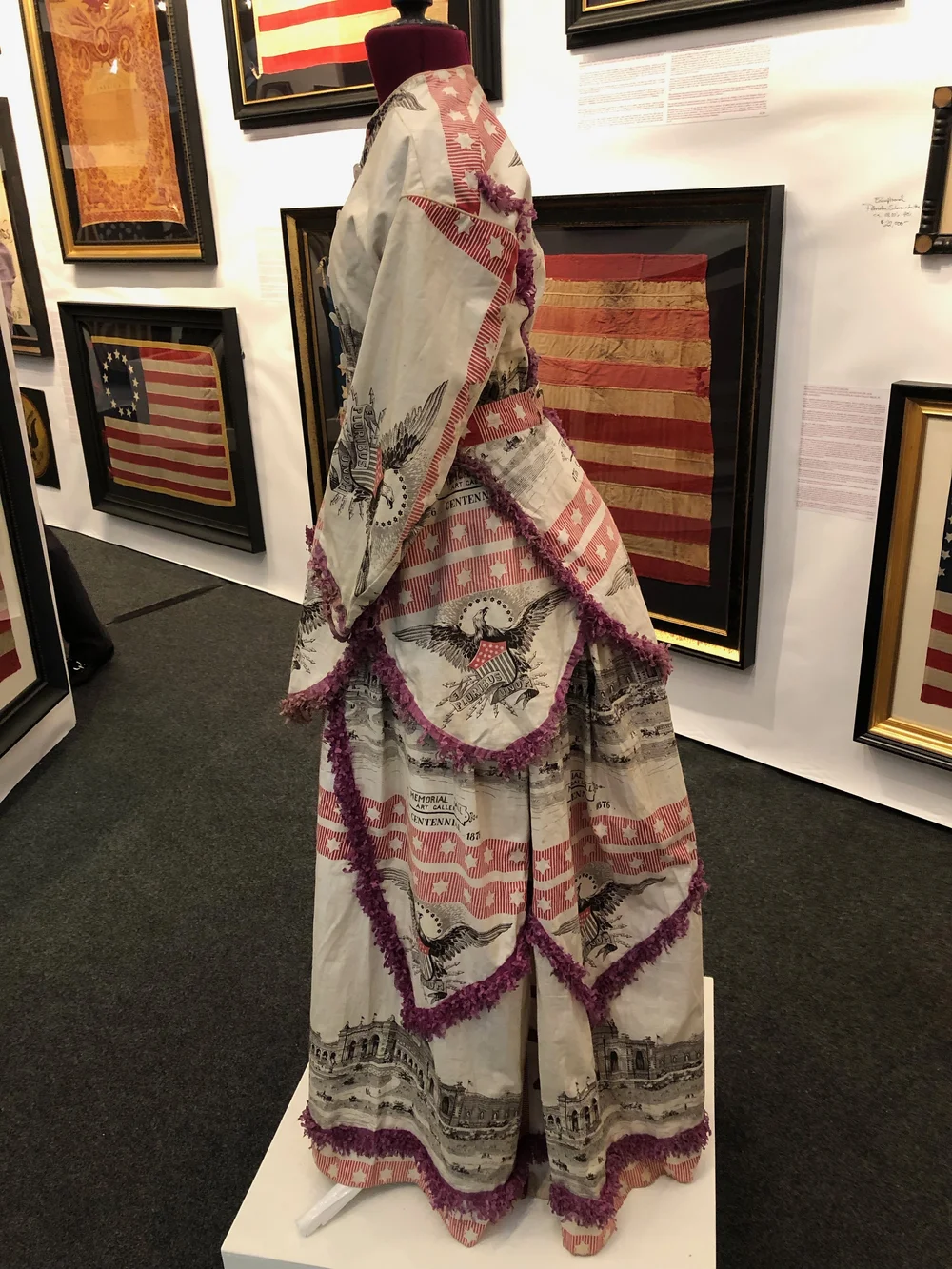 A Patriotic Dress from the Philadelphia Centennial Exhibition, c1876 ...