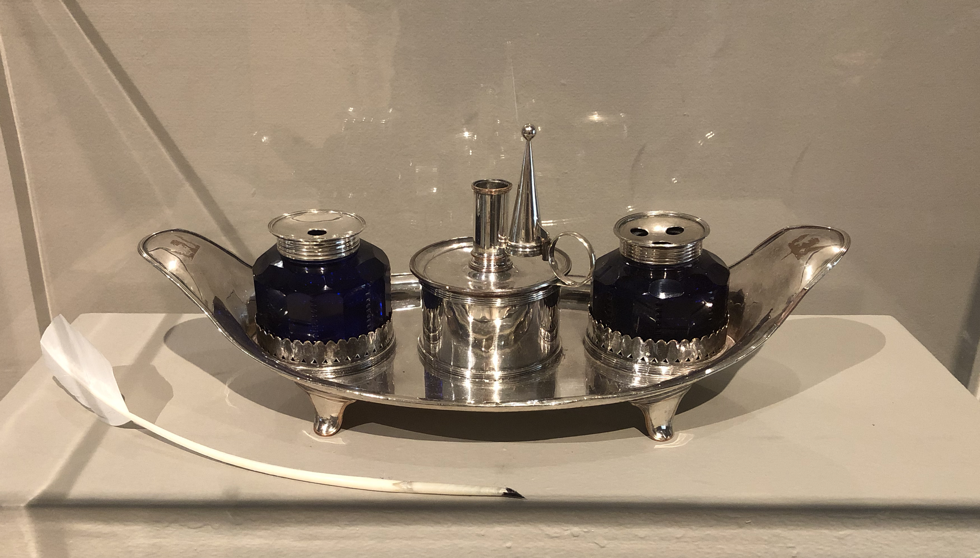 Writing Like Alexander Hamilton with a Silver Inkstand, c1790 — Susan ...