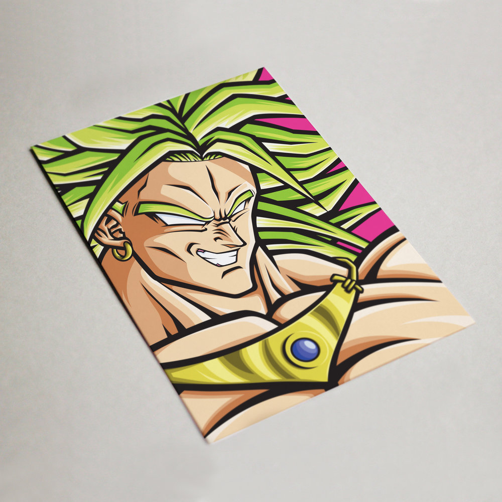 Broly The Legendary Super Saiyan Drawing