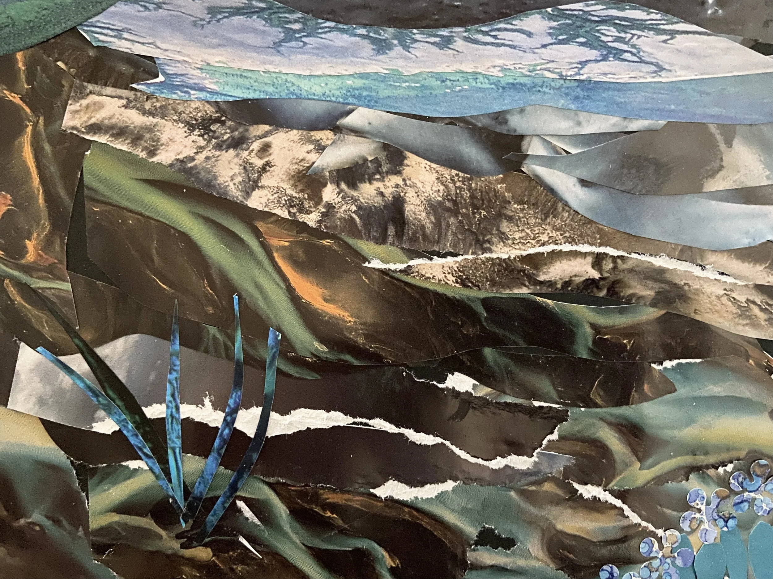 Angie Cass fine art textured paper collages and photoshop illustrations ...