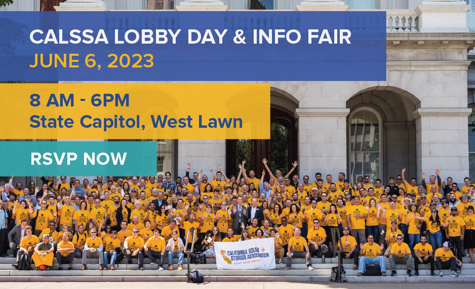 CALSSA's Solar & Storage Lobby Day — CA Solar & Storage Association
