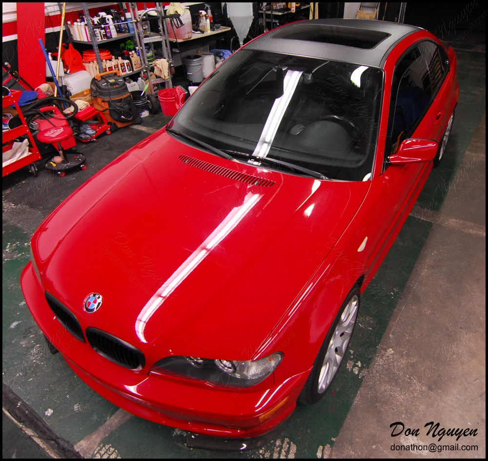 BMW 330i ZHP E46 Coupe - Matte Carbon Fiber Roof Vinyl Car Wrap ...