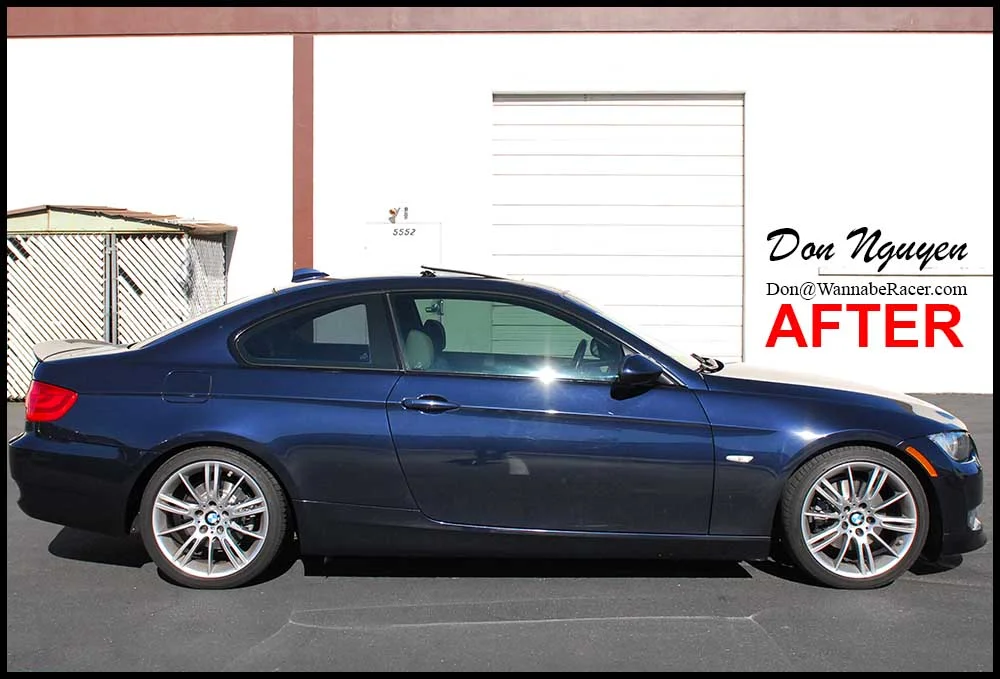 BMW 328i E92 Coupe - Gloss Black Window Trim Vinyl Car Wrap ...