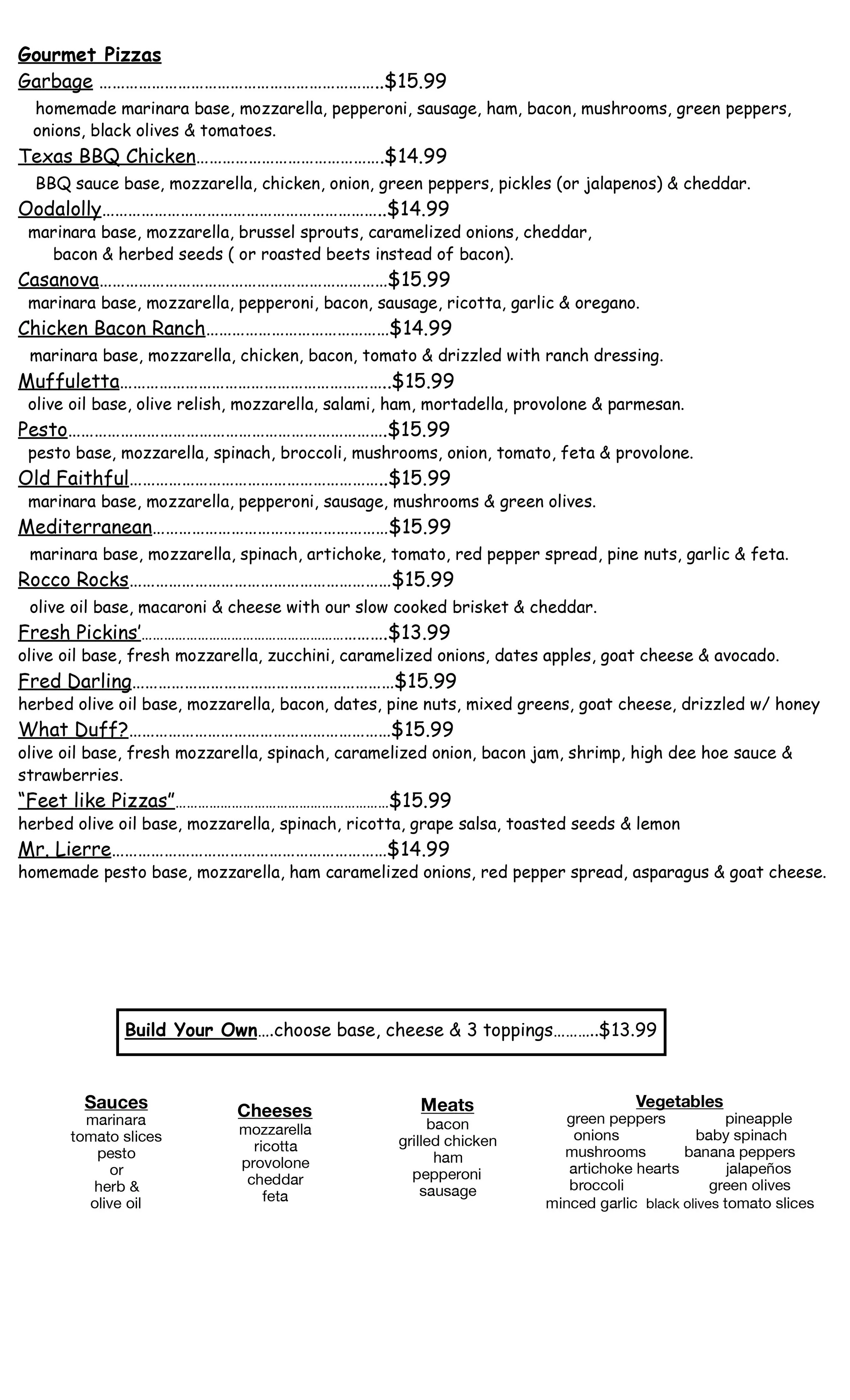 Menu — Gypsy Joynt