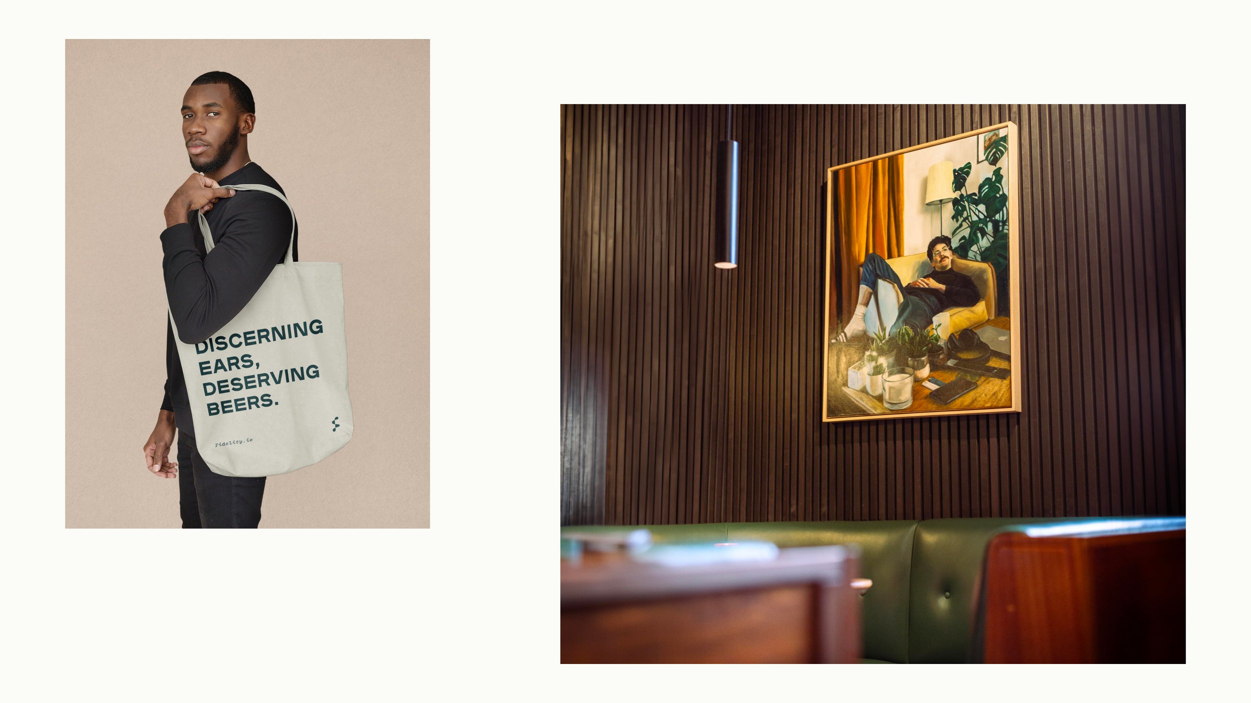 Creative direction and brand design for hi-fi craft beer bar Fidelity ...