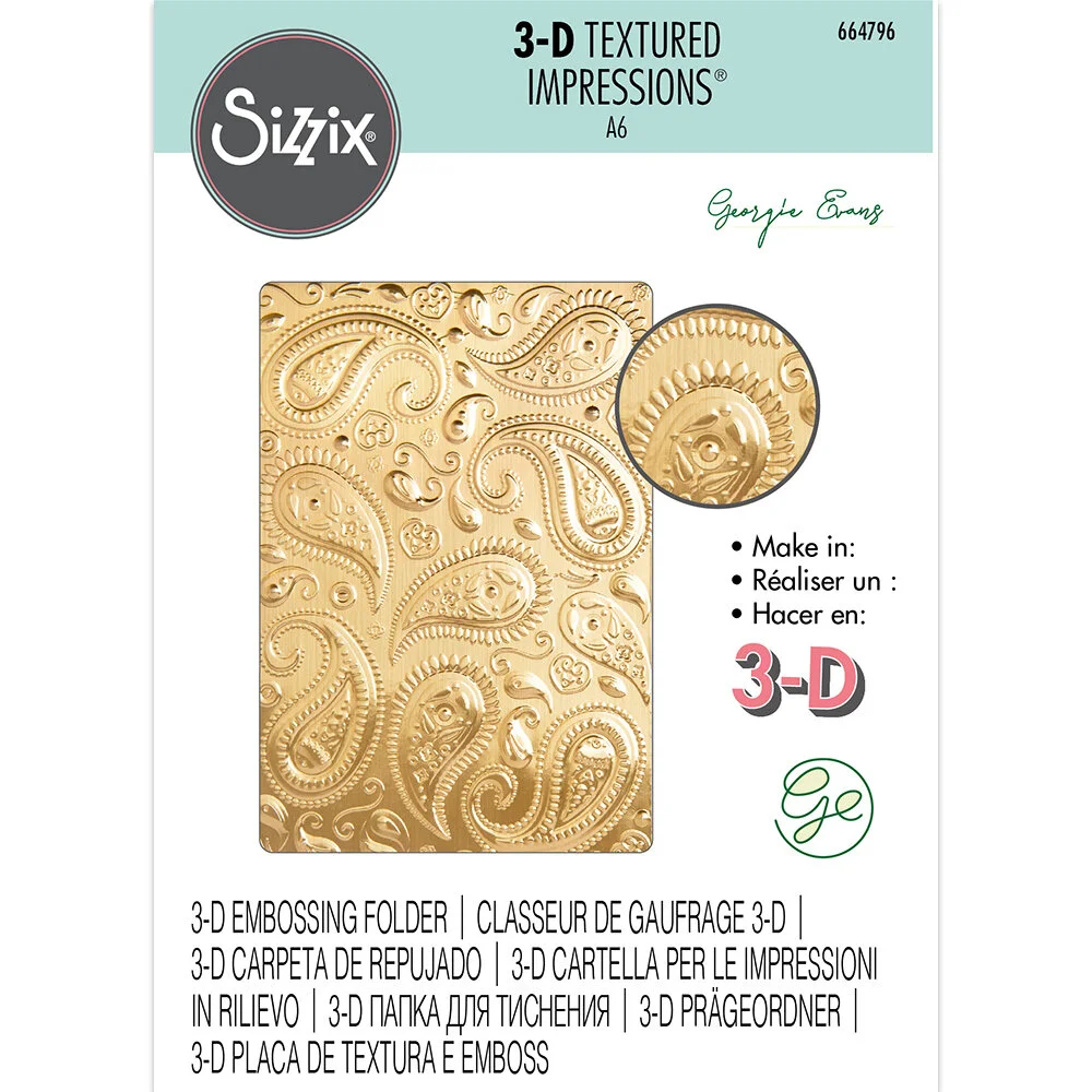 Sizzix Embossing Folders — Frank Garcia Studio