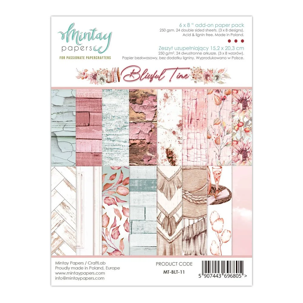 Mintay Blissful Time Paper Die Cuts — Frank Garcia Studio