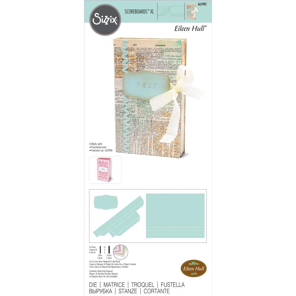 Sizzix Eileen Hull Vault Scoreboards Die Needle Book — Frank Garcia Studio