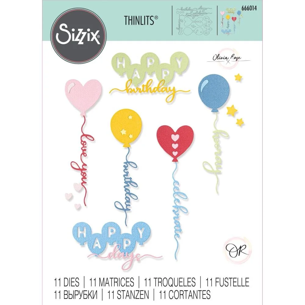 Sizzix Thinlits Dies — Frank Garcia Studio