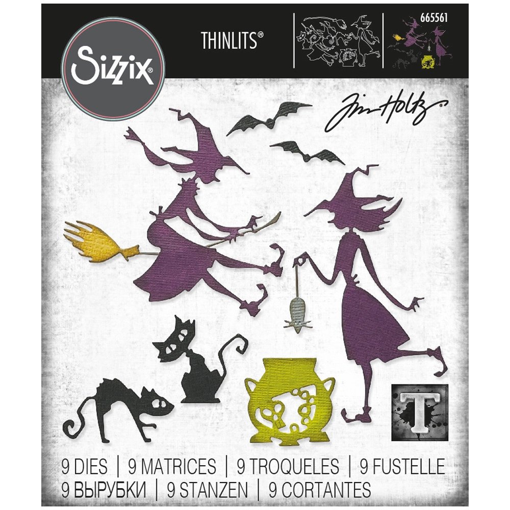 Tim Holtz Sizzix Thinlits Dies Postale — Frank Garcia Studio