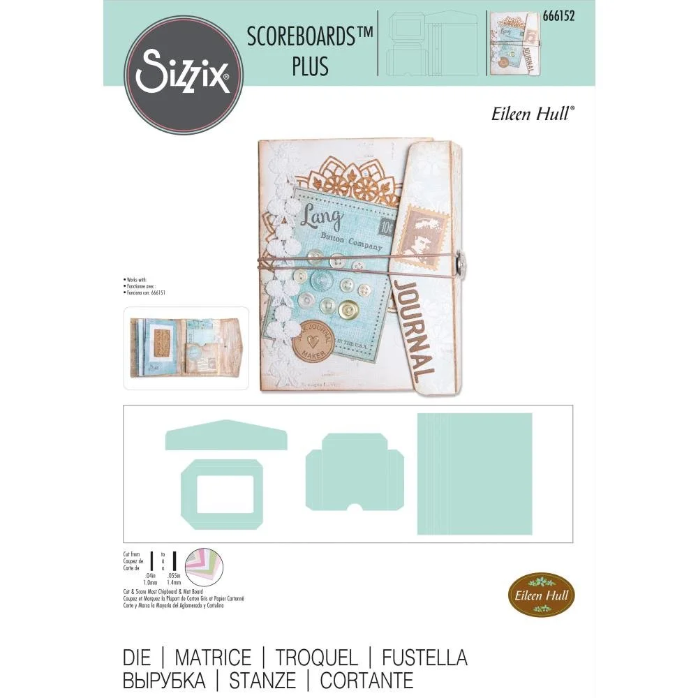 Sizzix Eileen Hull Thinlits Faux Postage — Frank Garcia Studio