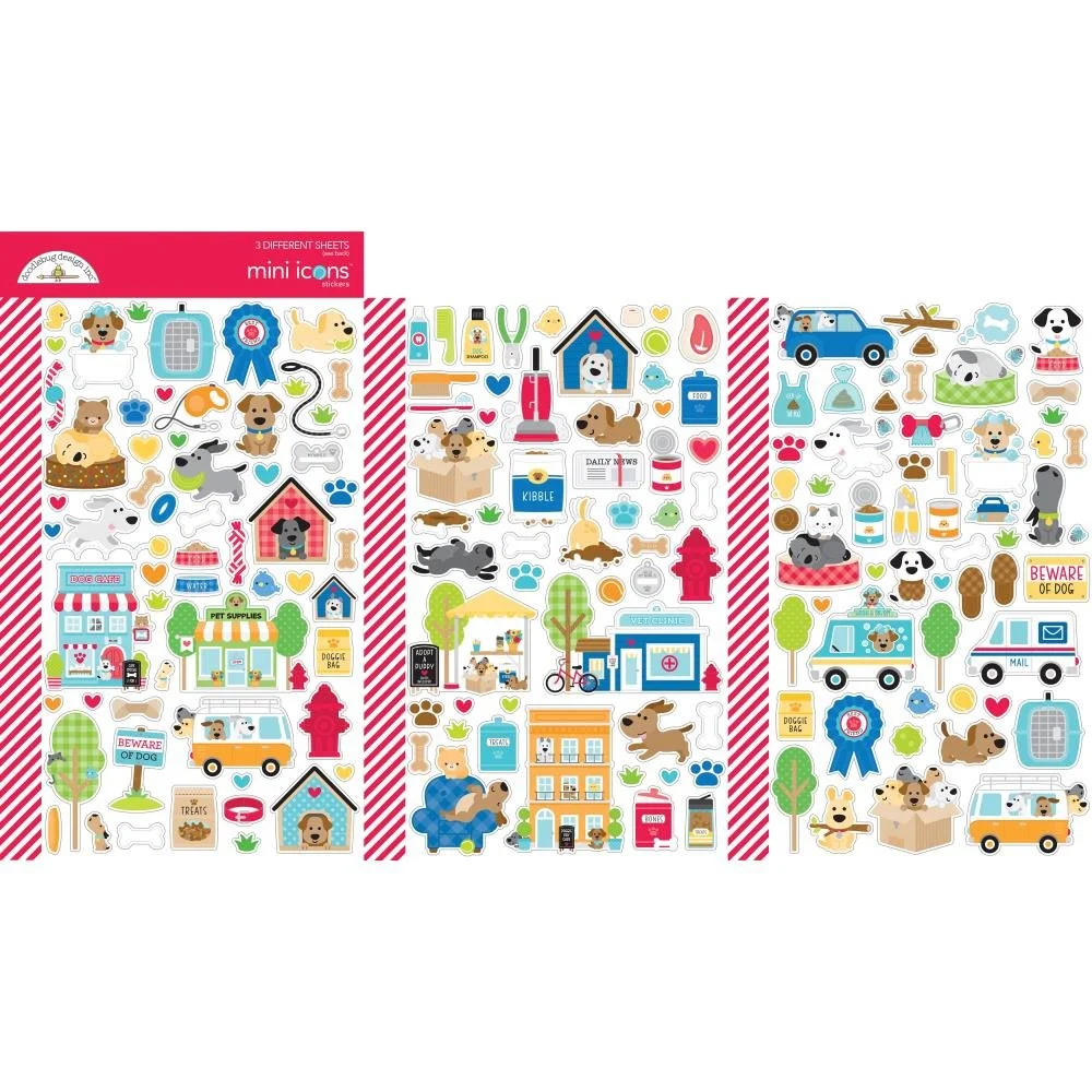 Doodlebug Doggone Cute Doodle Stamps — Frank Garcia Studio