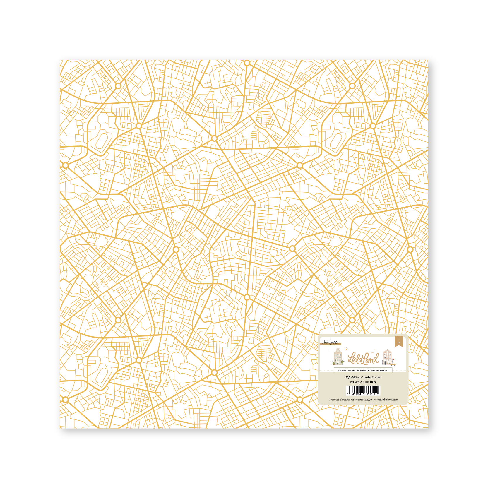 Lora Bailora La La Land Die Cuts Vellum With Foil — Frank Garcia Studio