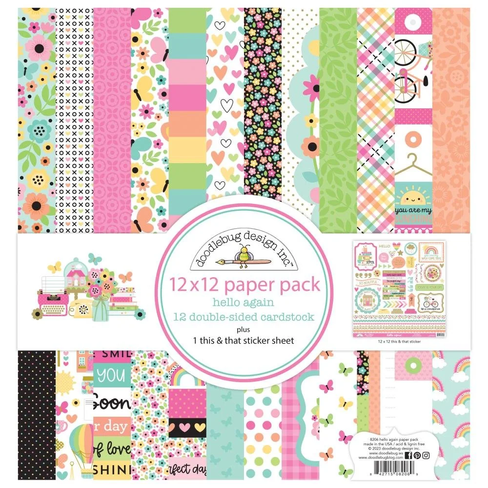 Doodlebug Hello Again — Frank Garcia Studio