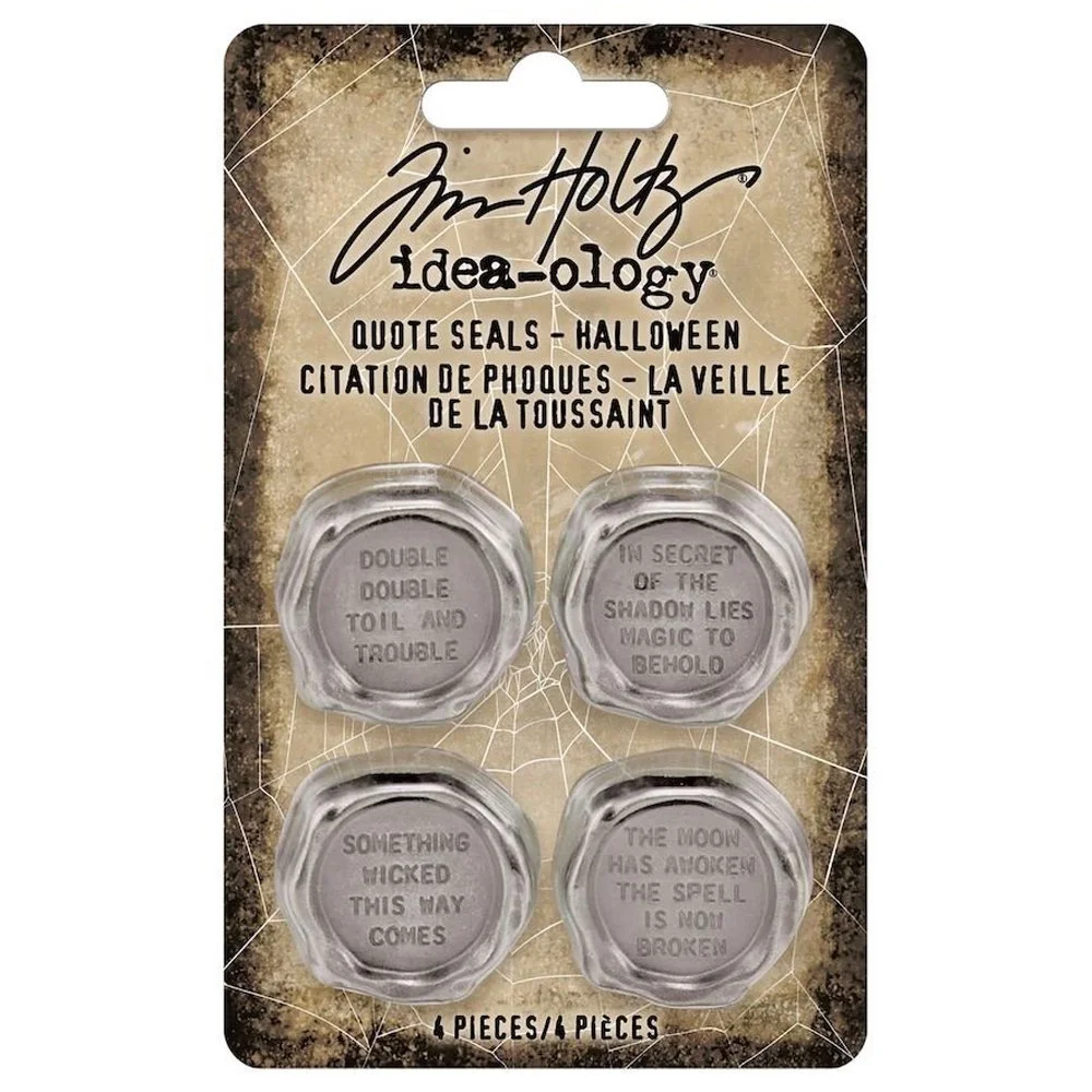 Tim Holtz Idea-Ology Metal Adornments Label Frames — Frank Garcia Studio
