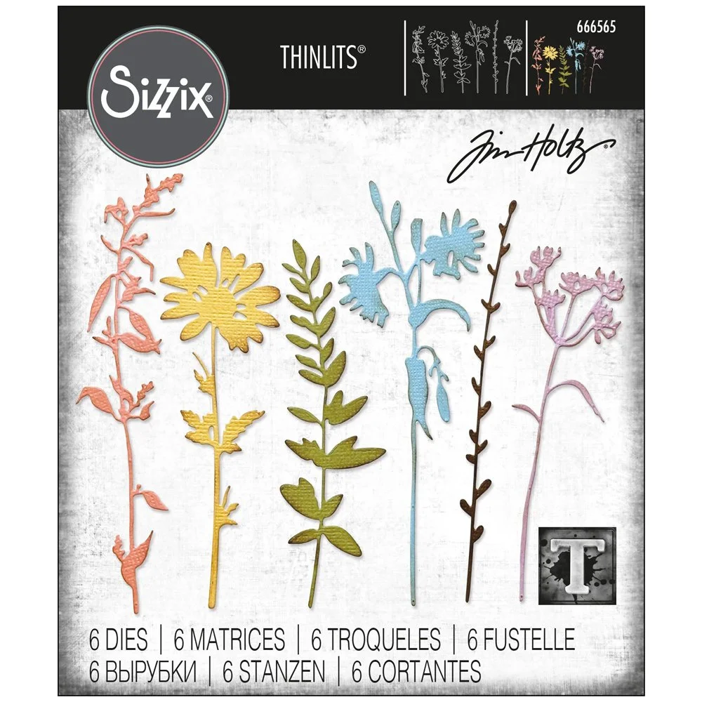 Tim Holtz Sizzix Thinlits Dies Postale — Frank Garcia Studio