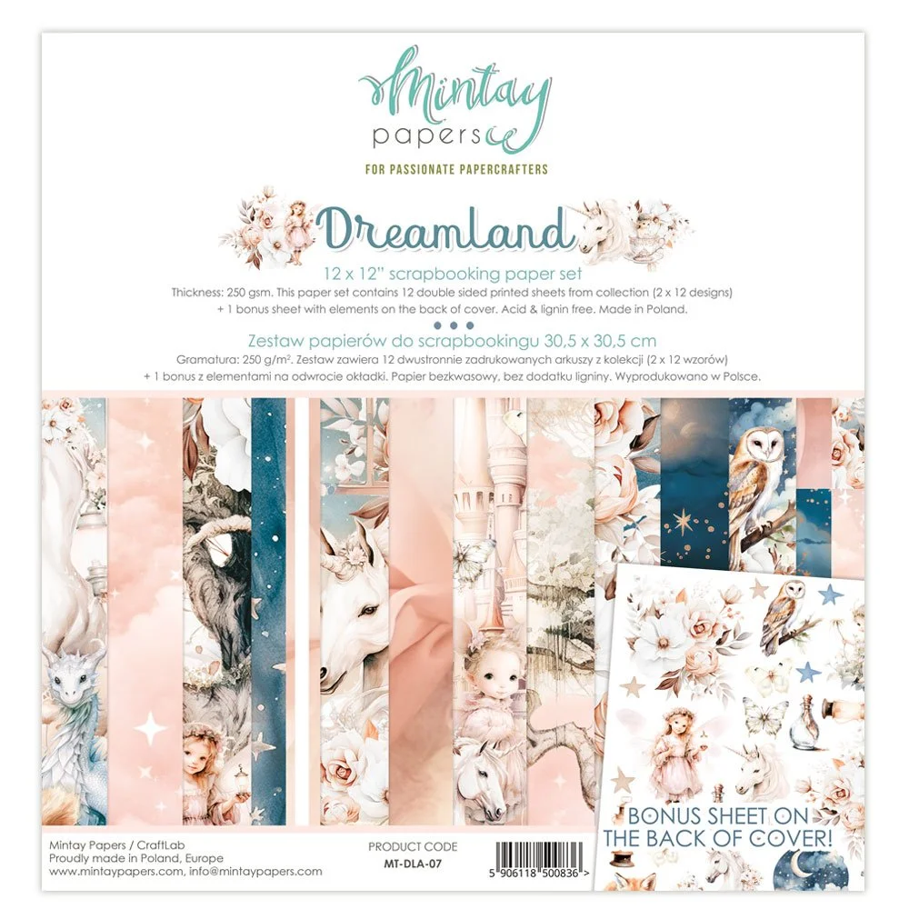 Mintay Dreamland 12" x 12" Paper 01 — Frank Garcia Studio
