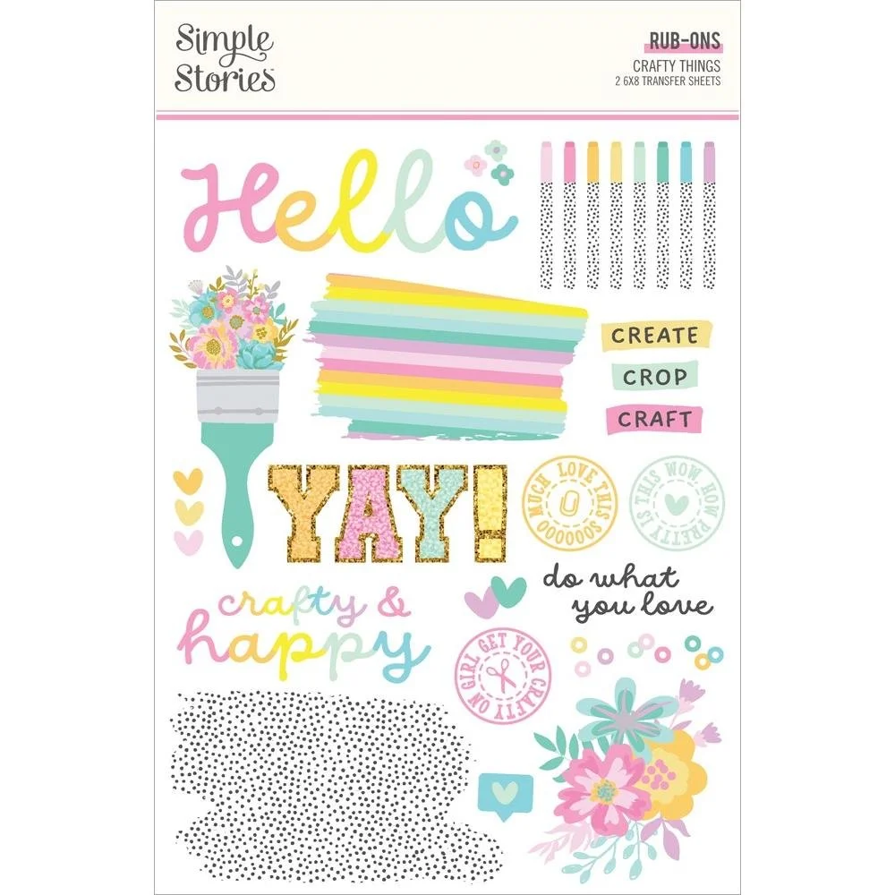 Simple Stories Crafty Things Journal Elements — Frank Garcia Studio
