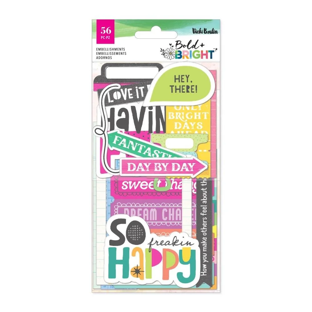 Vicki Boutin Bold + Bright Journaling Ephemera — Frank Garcia Studio