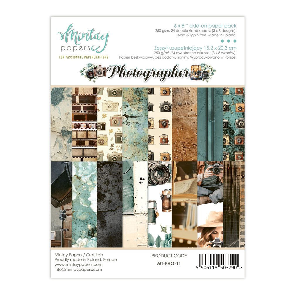Mintay Photographer 12" x 12" Paper 01 — Frank Garcia Studio