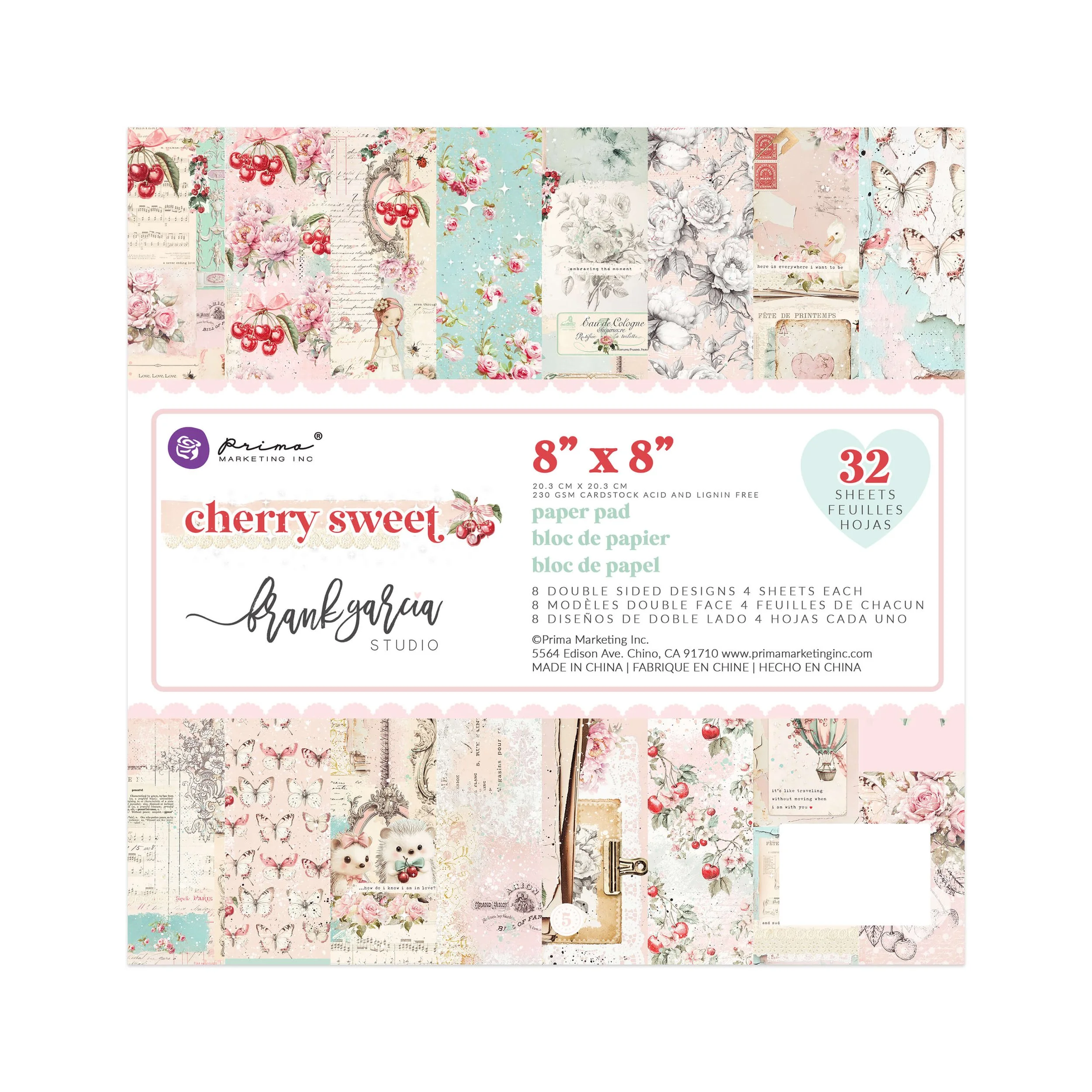 Prima Cherry Sweet Collection by Frank Garcia® 12" x 12" Paper Dreaming ...