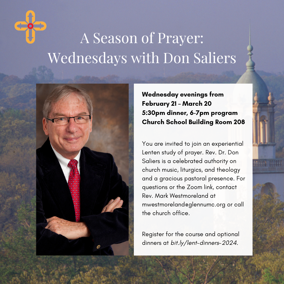 A Season of Prayer: Wednesdays with Don Saliers — Glenn Memorial UMC