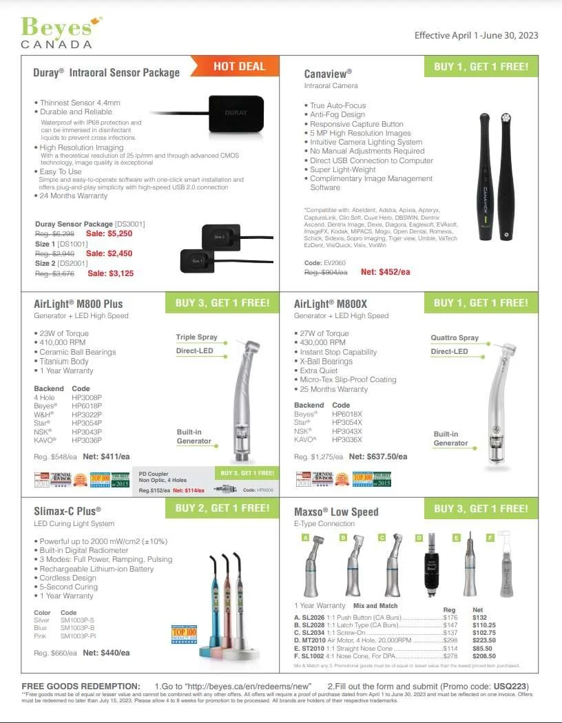 Promotions — Orange and Los Angeles County | Genuine Dental Supply