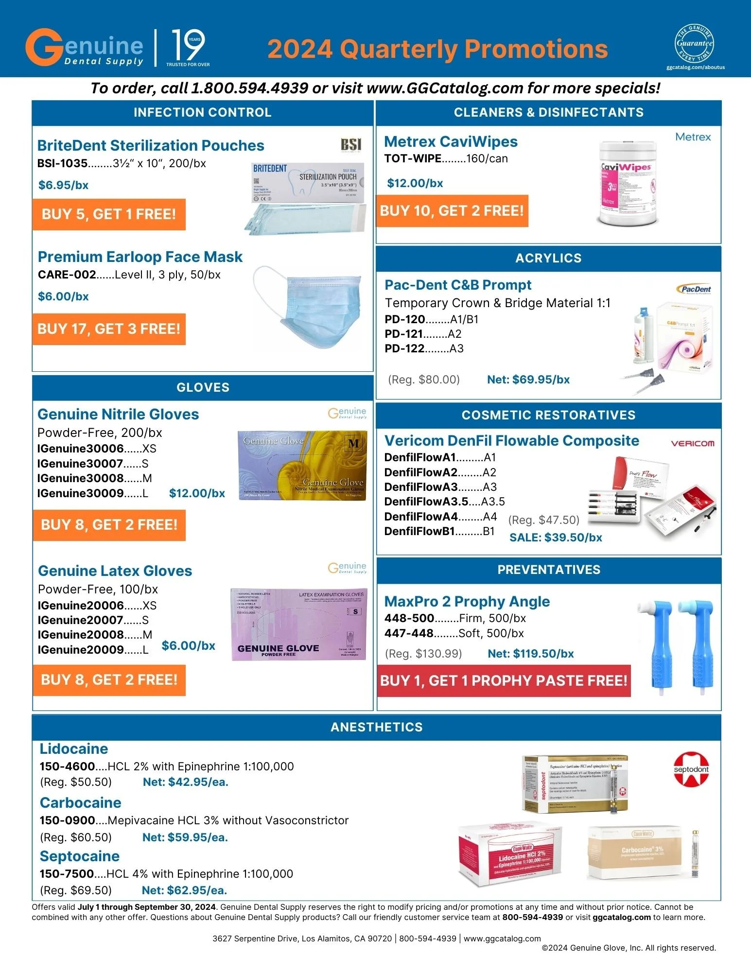 Promotions — Orange and Los Angeles County | Genuine Dental Supply