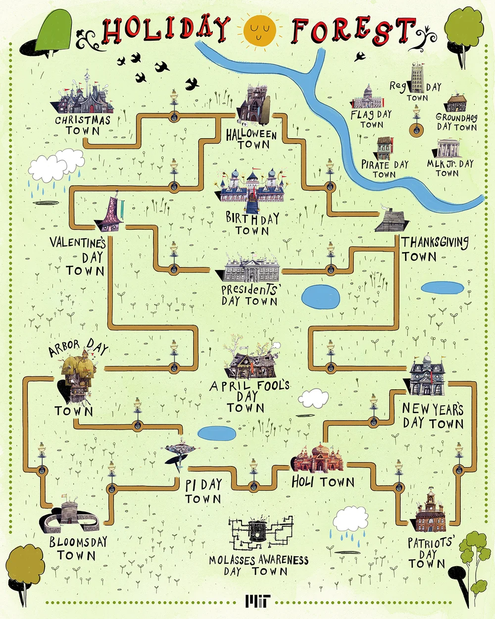 MIT Mystery Hunt Branding Illustration — Studio Domenic