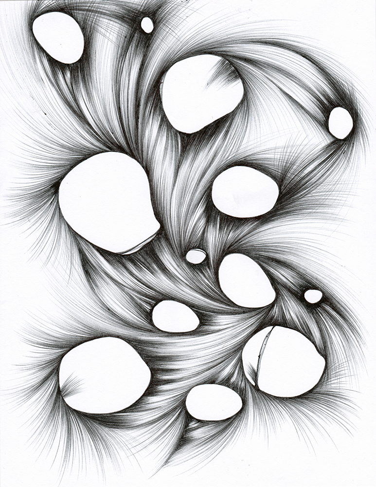 Abstract Ink Drawing Soot And Sepia: The Preservation Of Ink Drawings