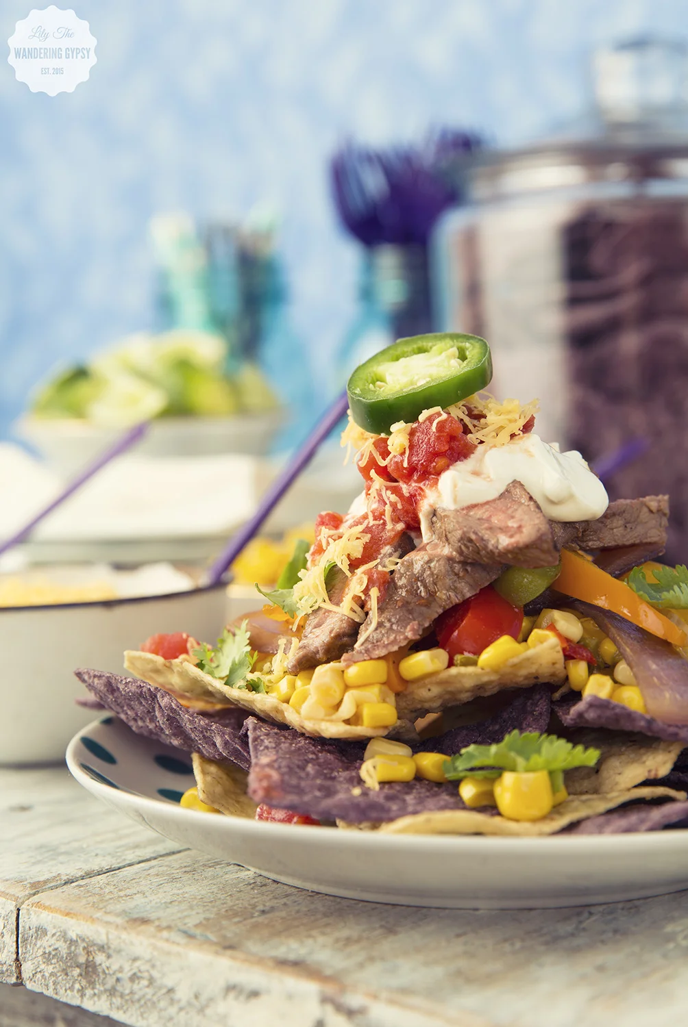 Grilled Flank Steak Fajita Nachos Recipe ~ Outdoor Grilling Inspiration ...