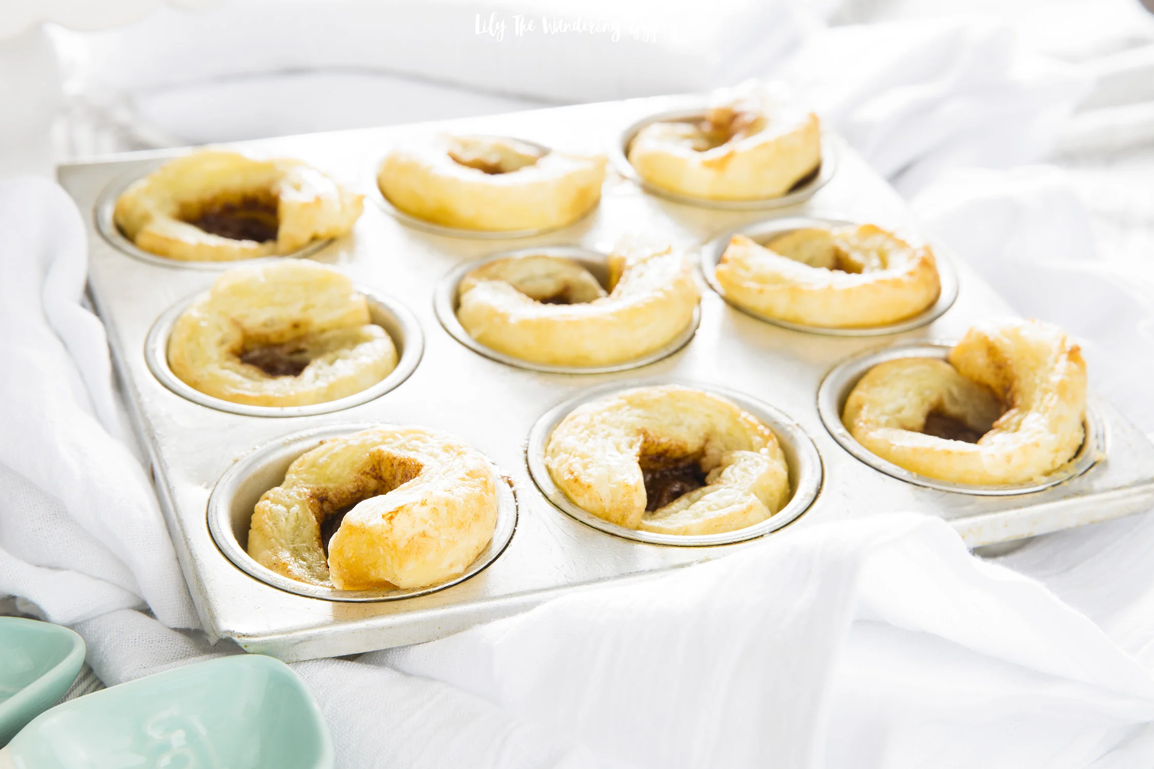 Mini Cinnamon Rolls with Puff Pastry Recipe — Lily The Wandering Gypsy