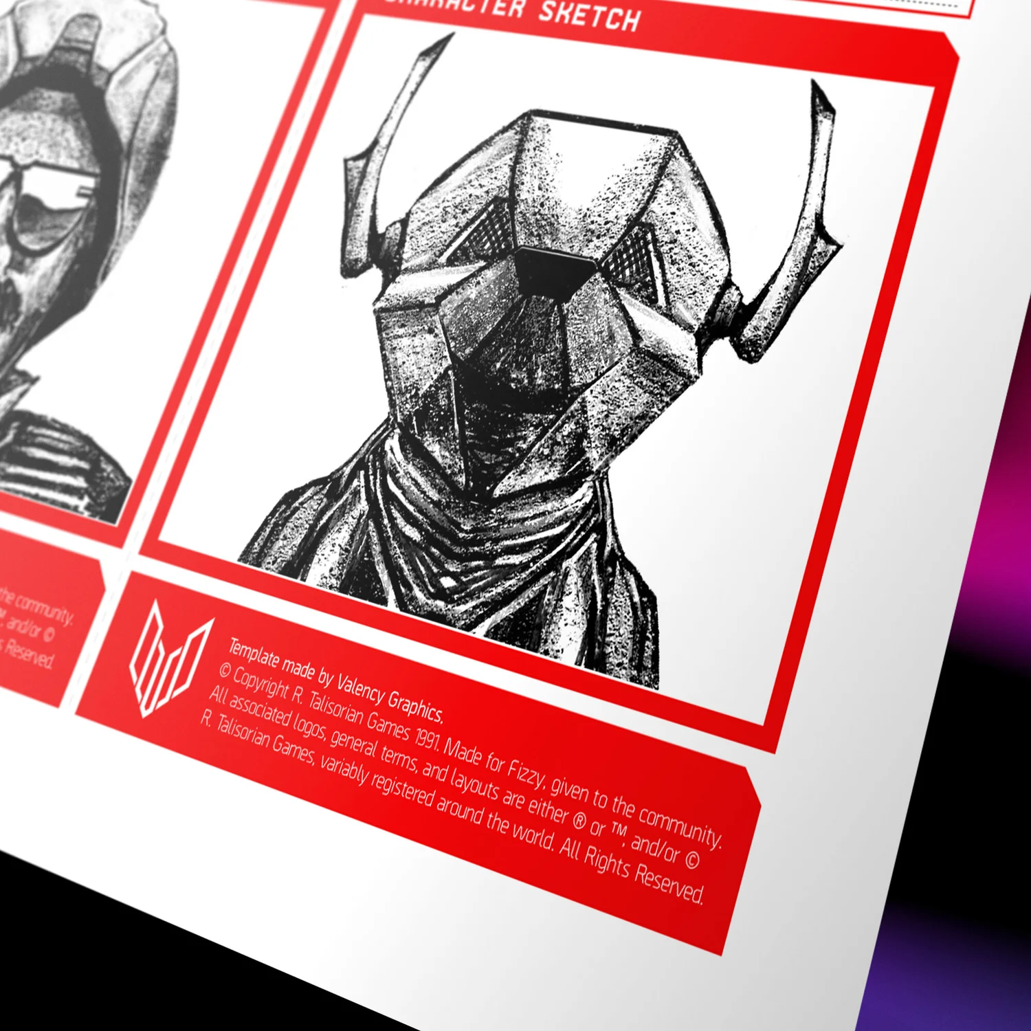Cyberpunk 2020 NPC Sheet — Valency Graphics