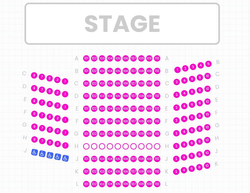 Seating Chart — Princeton Summer Theater
