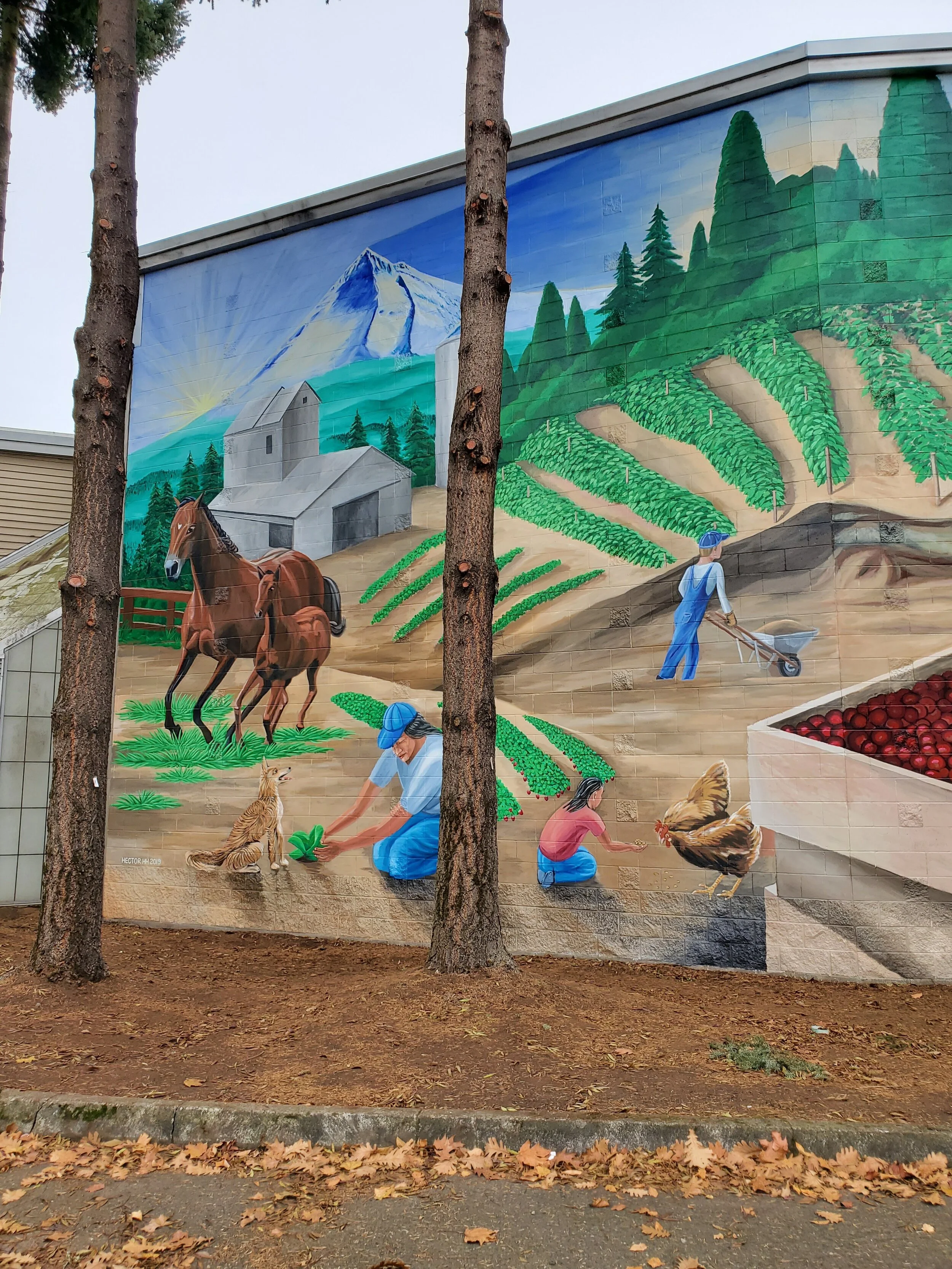 Farmworkers in Lake Oswego — Portland Street Art Alliance