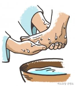 Holy Thursday Foot Washing Clipart