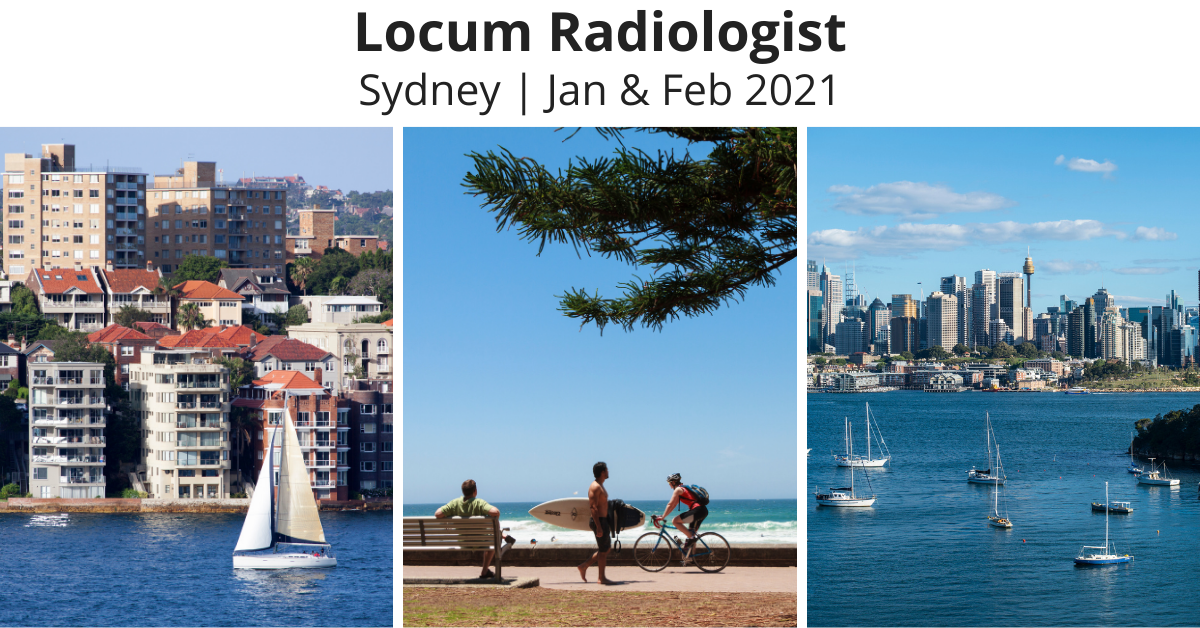 Sydney Radiologist Locums | $3500 Per Day | Options for Weeks, Days and ...