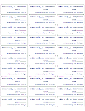 MAILING STICKERS — Write_On