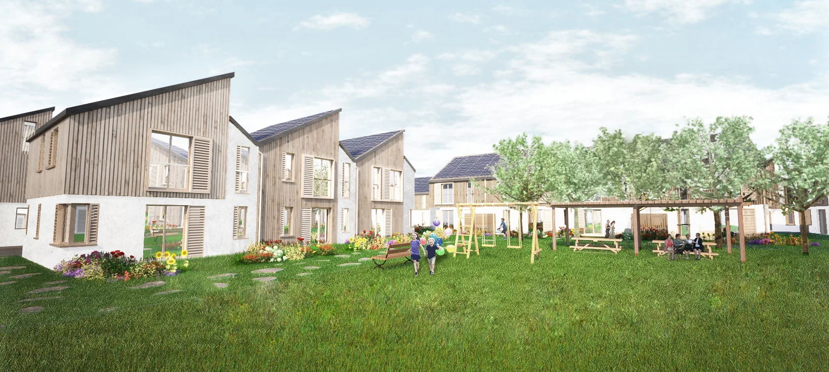 Housing-zero carbon-Elmsbrook- NW Bicester-OX27 — Place 54 ARCHITECTS